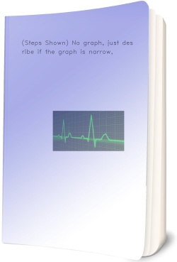 (Steps Shown) No graph, just describe if the graph is narrow,
